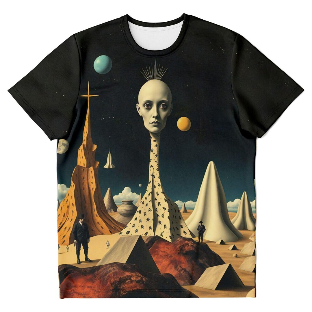 Psychonaut Shirt, Surrealist Art, Alien God Planet, Dali Collage, Psy ...