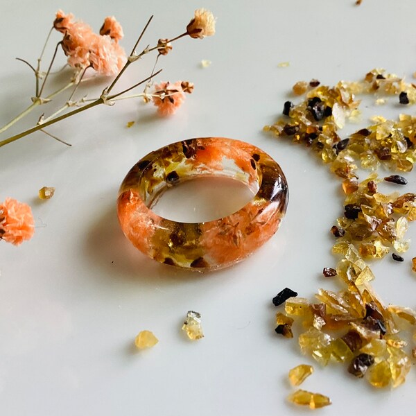 Amber Ring - Etsy