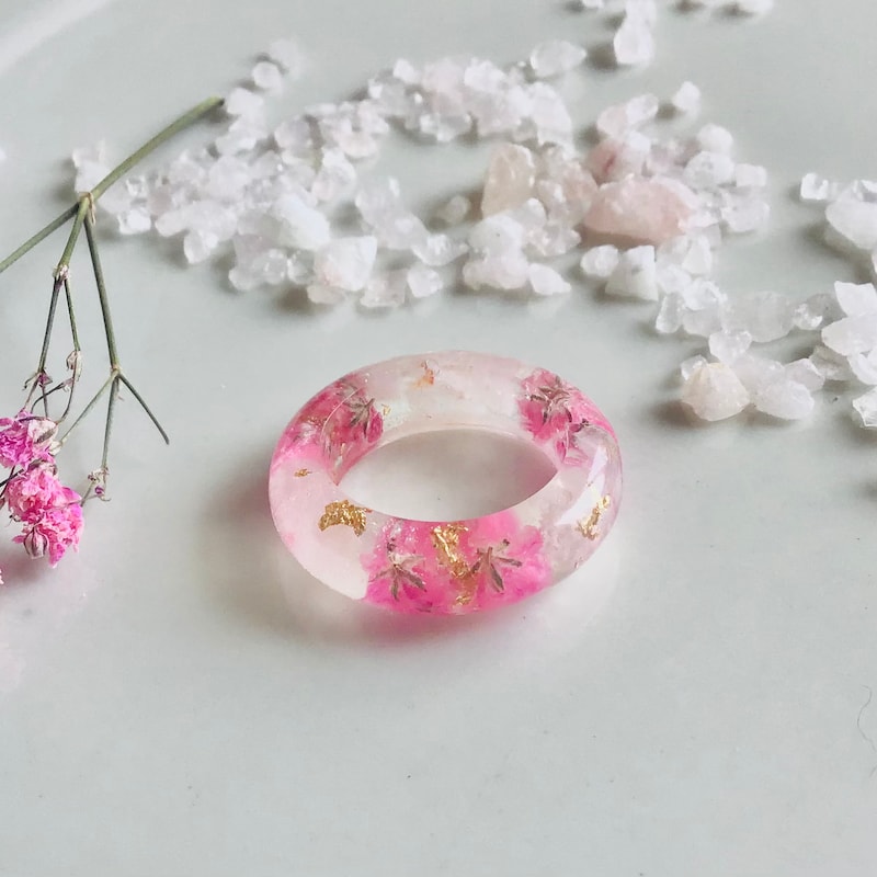 Resin Rings Flower - Etsy