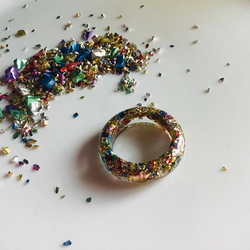 Resin Stacking Ring - Etsy