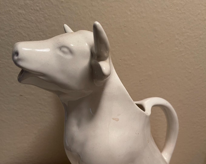 Cow Pitcher WP USA Vintage White Porcelain - Etsy
