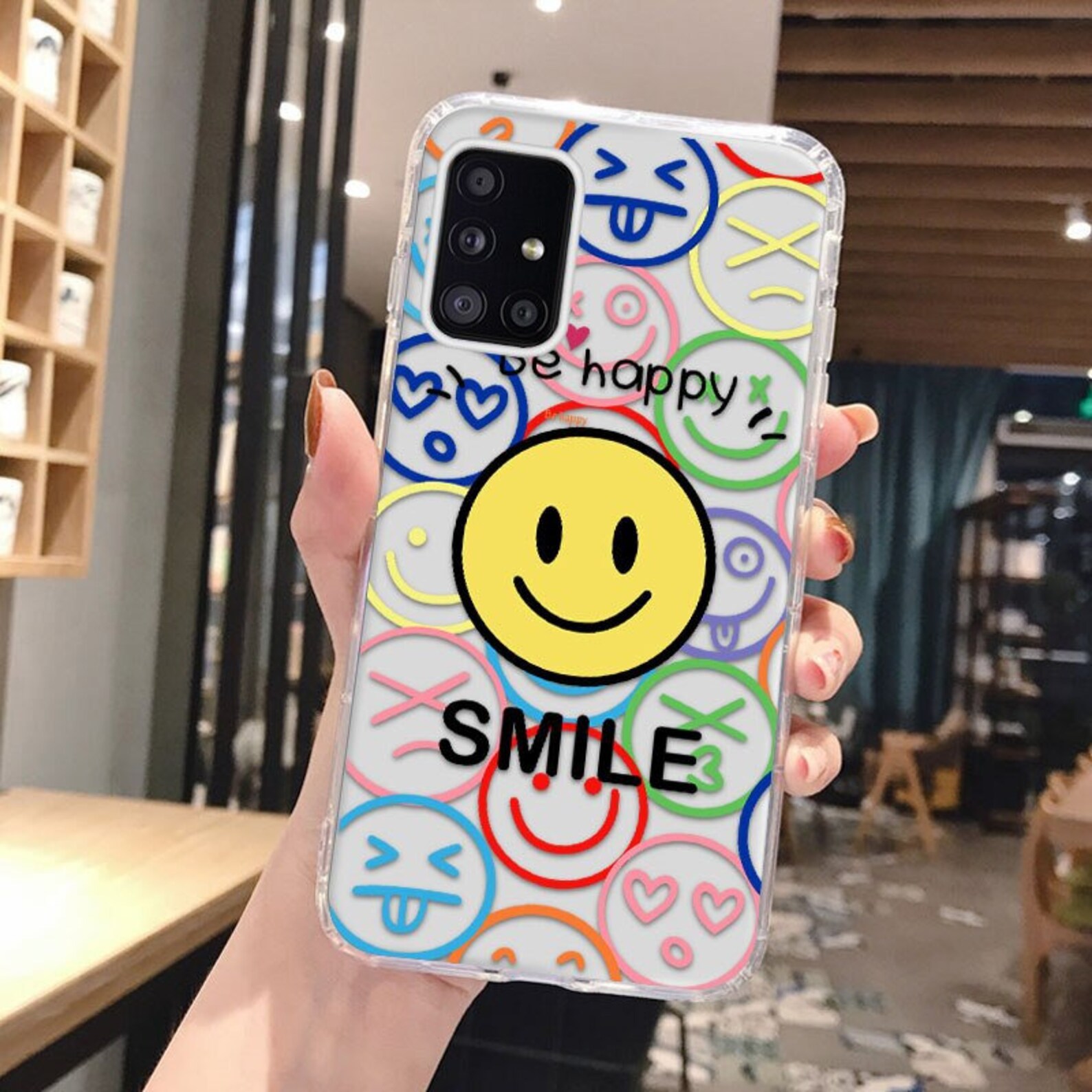 Cute Smile Case for Samsung A51 A32 A31 A50 A71 A21S Funda on | Etsy