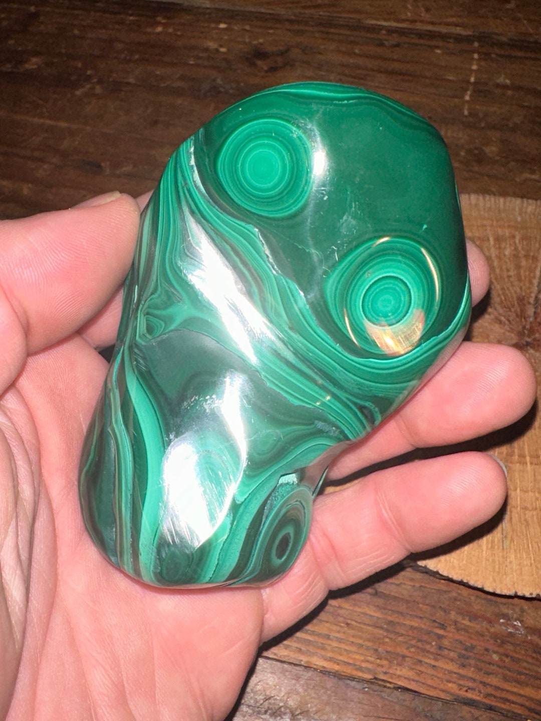 Gorgeous Hunk of Polished Malachite From the DRC - Etsy