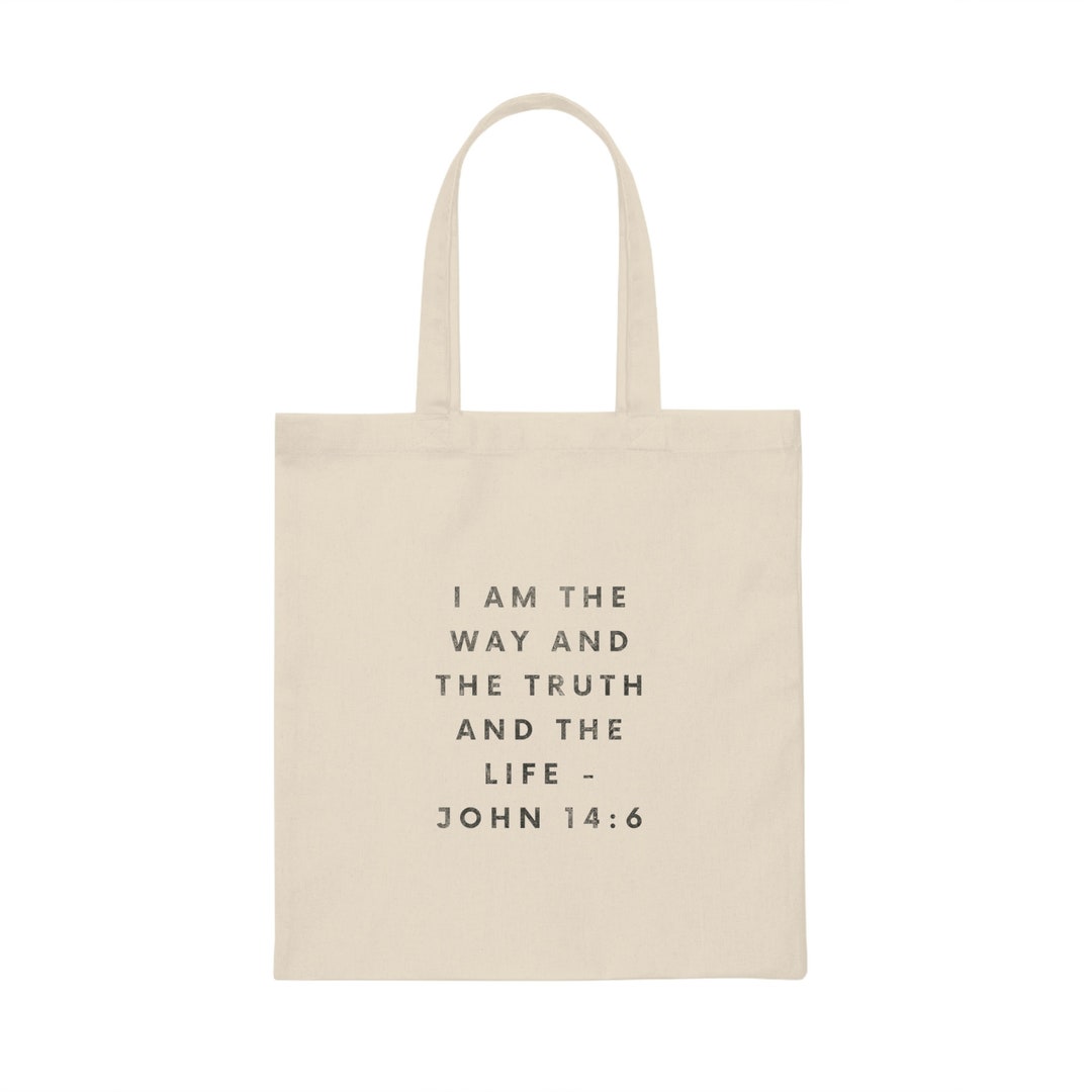 Bible Verse Christian Simple Eco Friendly Canvas Teacher Tote Bag - Etsy