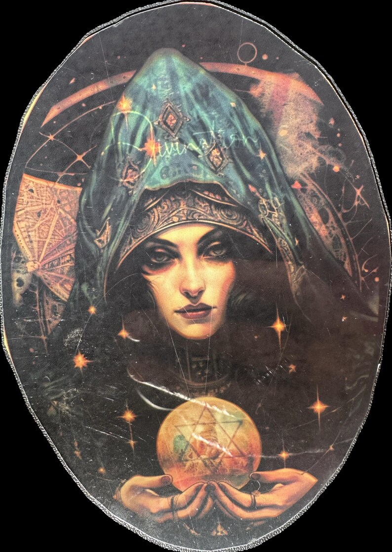 Fortune Teller Vintage Laminated Sticker - Etsy