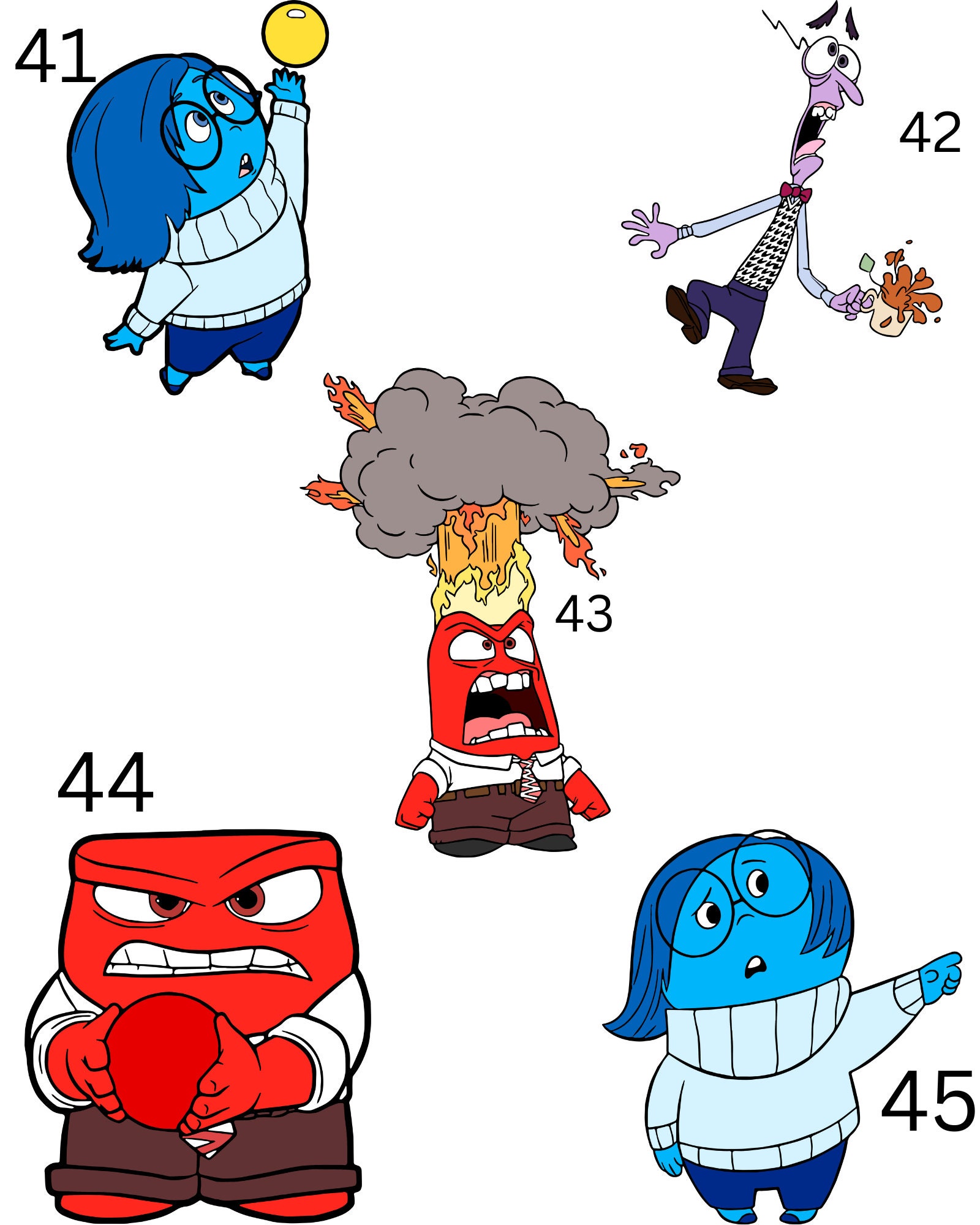 Inside Out Stickers - Etsy