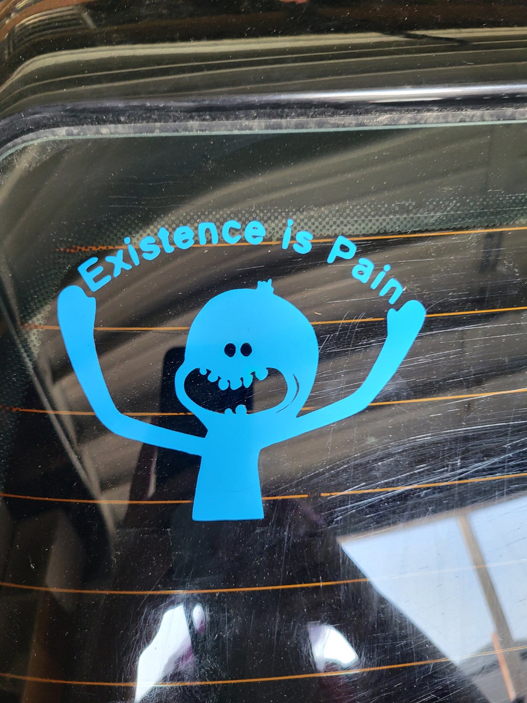 Mr.meeseeks Rick & Morty Decal - Etsy