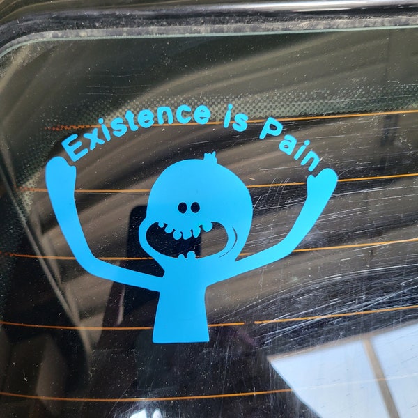 Mr Meeseeks Decal - Etsy