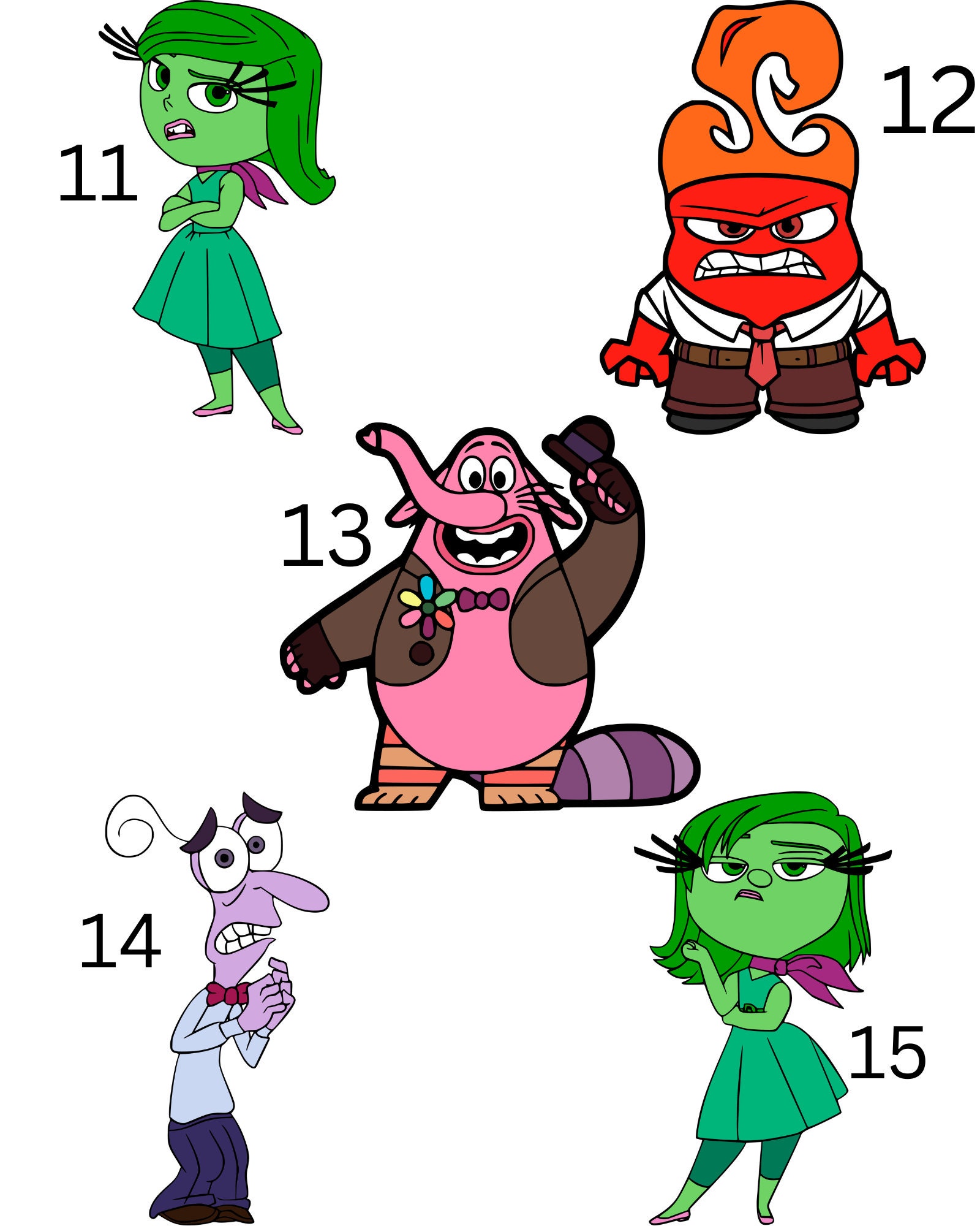 Inside Out Stickers - Etsy