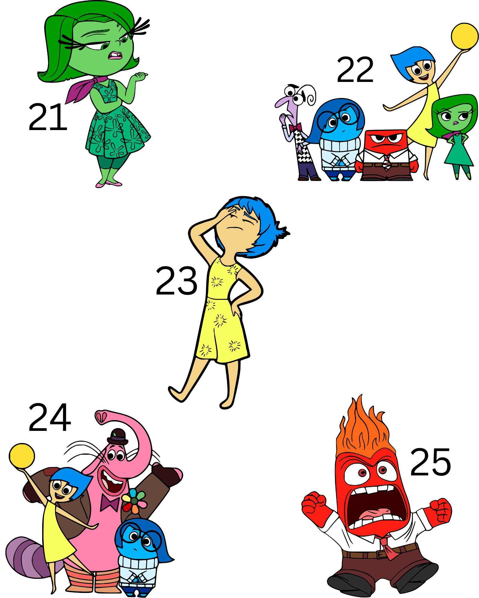 Inside Out Stickers - Etsy