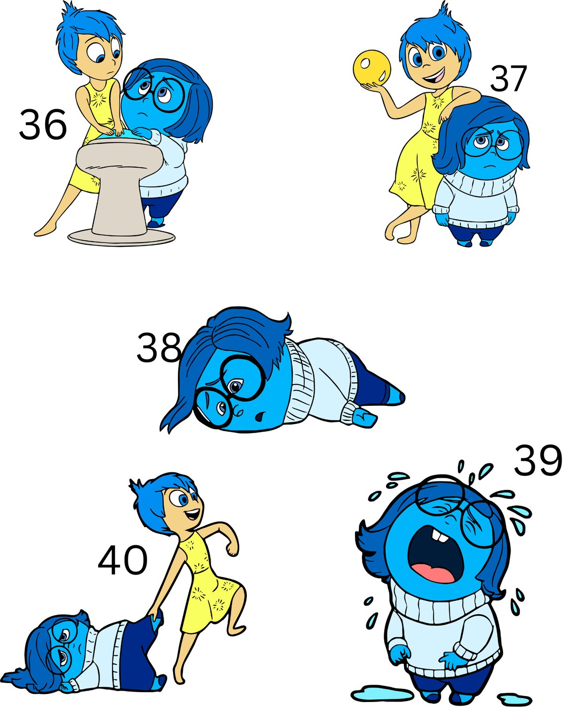 Inside Out Stickers - Etsy