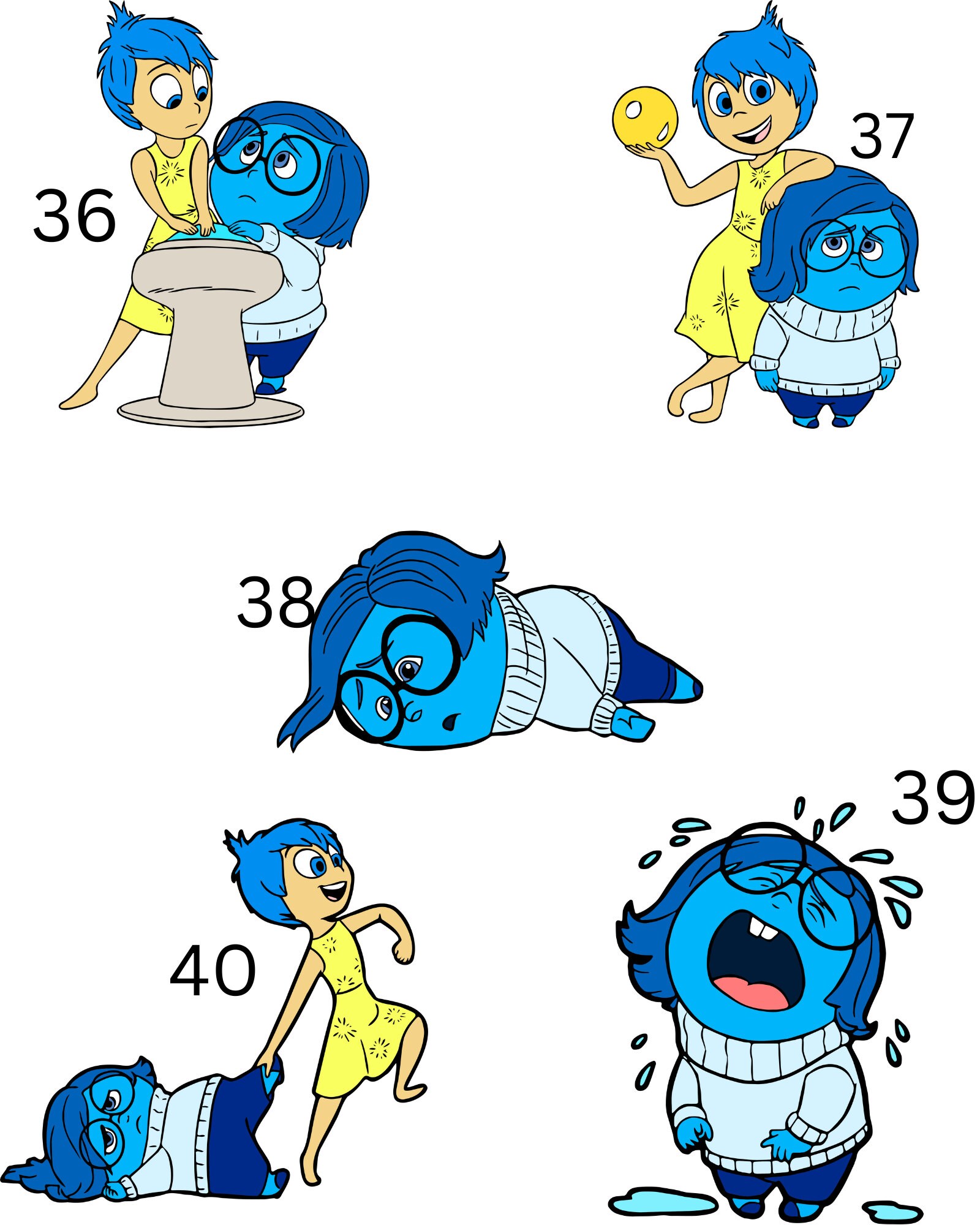 Inside Out Stickers - Etsy