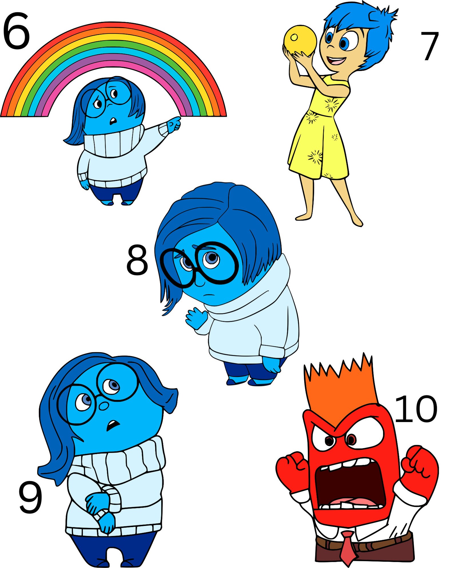 Inside Out Stickers - Etsy