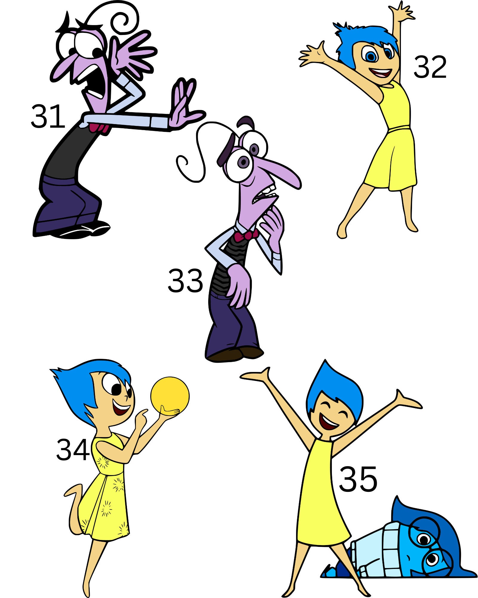 Inside Out Stickers - Etsy