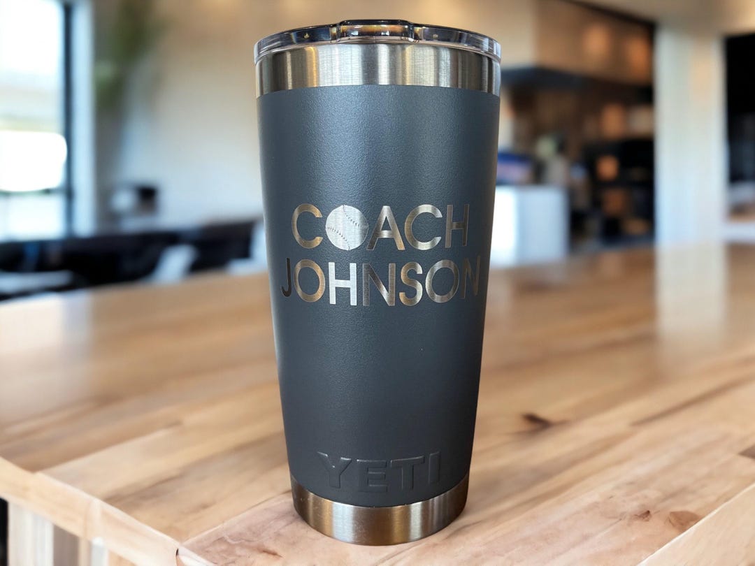 Personalized YETI Tumbler: Engraved Baseball/softball Coach Gift - Etsy