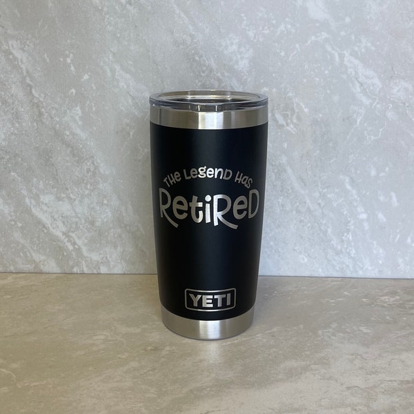 Retirement Tumbler - Etsy
