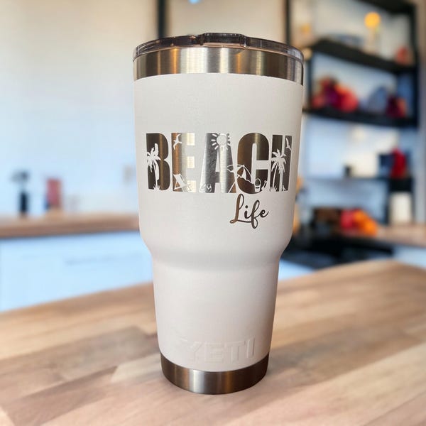 Life is a Beach Yeti - Etsy