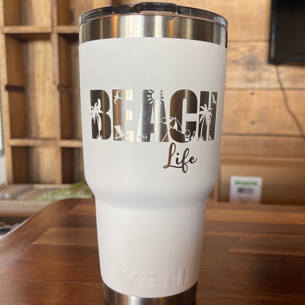 Life is a Beach Yeti - Etsy
