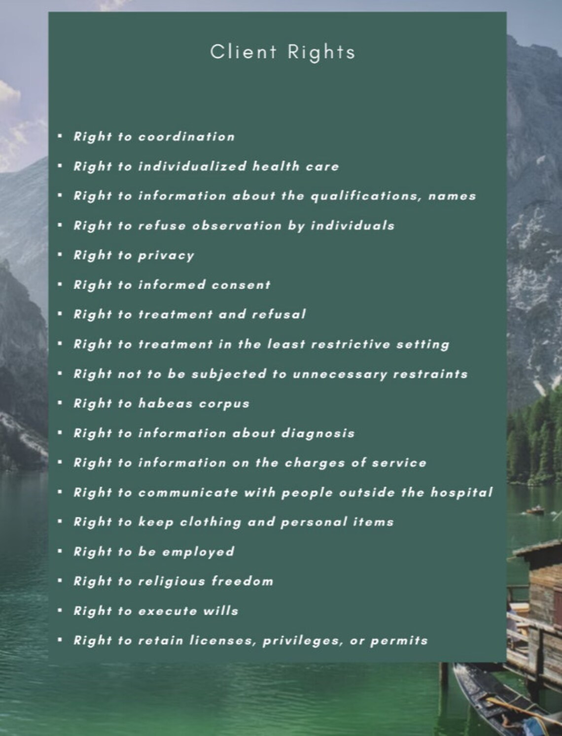 2024 Beautiful Nursing Client Rights for Nclex-pn and Nclex-rn - What ...