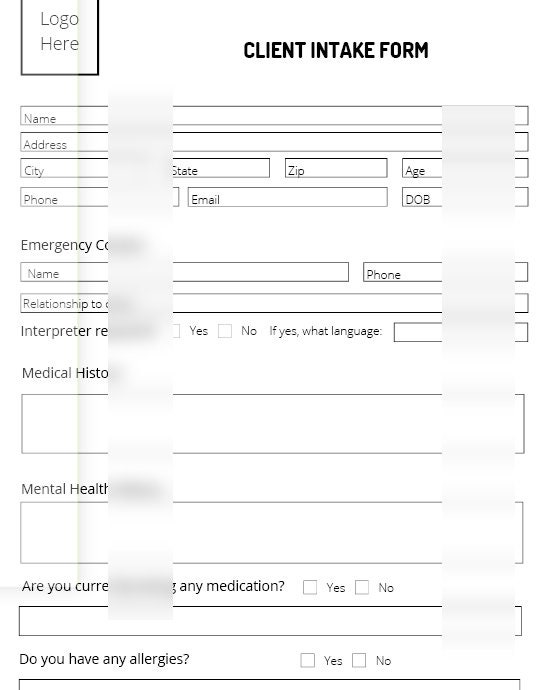2023 Client Consent Forms, Business Form, Intake Forms Template - Etsy
