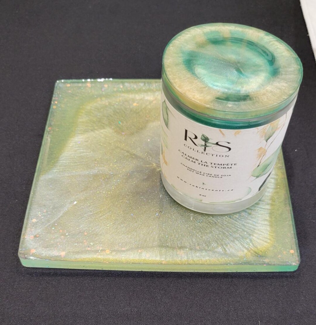Classic Resin Vessel With Essential Oil Candle - Etsy