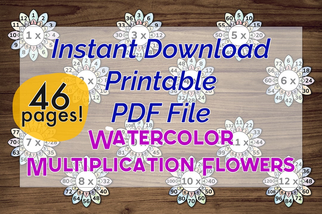 Printable Waldorf Times Table Worksheet⎮math Activity Sheets⎮math ...