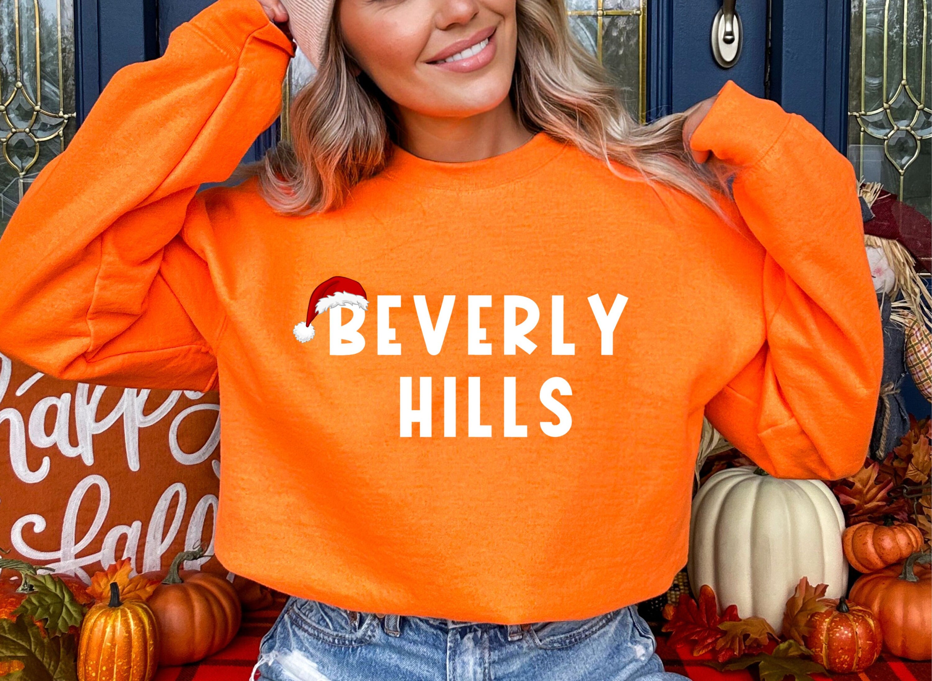 Beverly Hills Christmas Sweatshirt, Beverly Hills 90210, Vintage ...