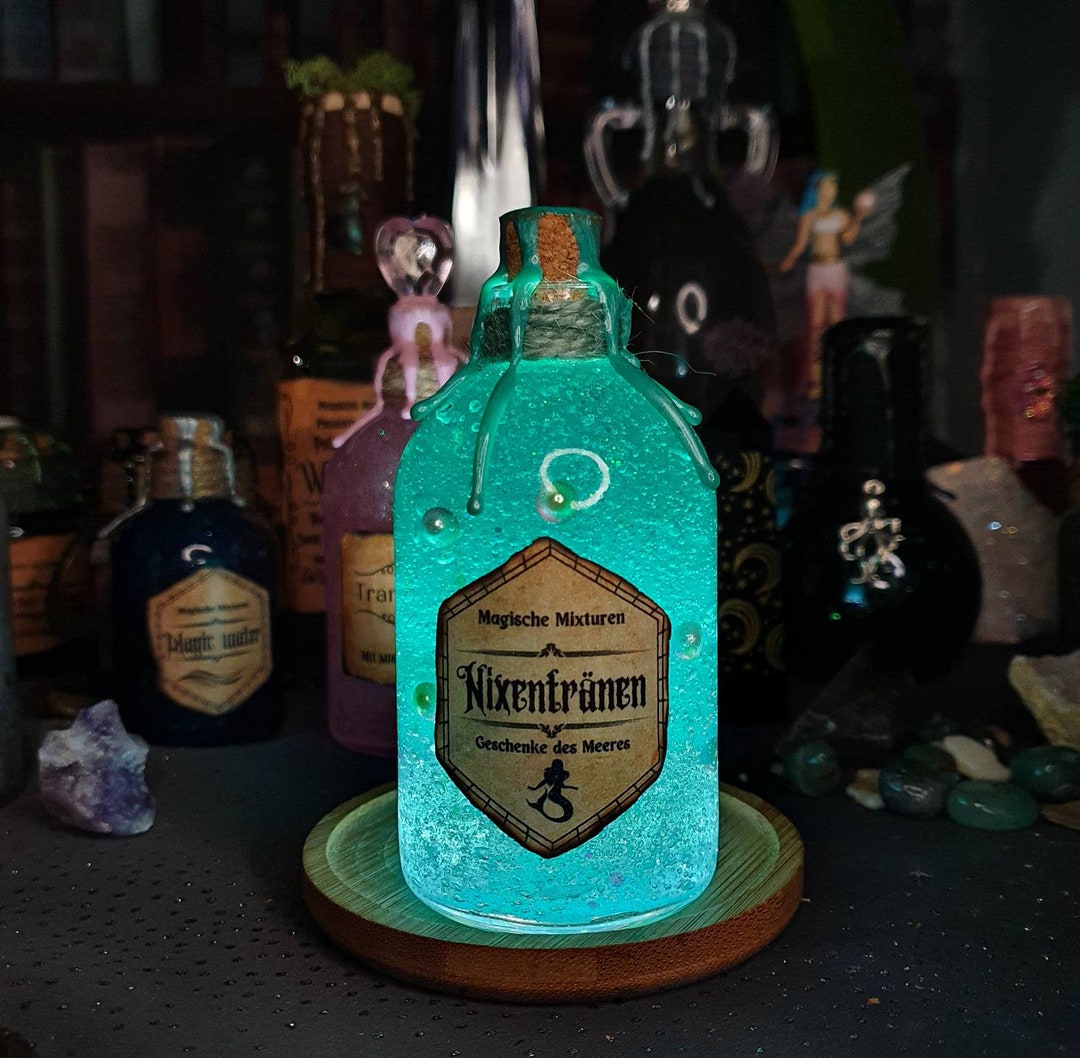Nixentränen Meerjungfrau Magische Mixturen Zaubertrank - Etsy.de