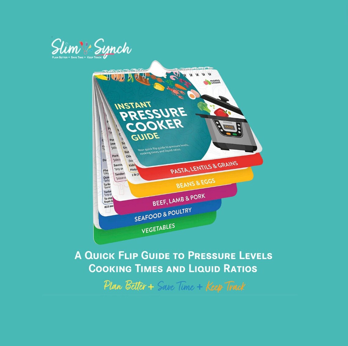 Pressure Cooker Booklet: Quick Flip Guide for Pressure Levels Cooking ...