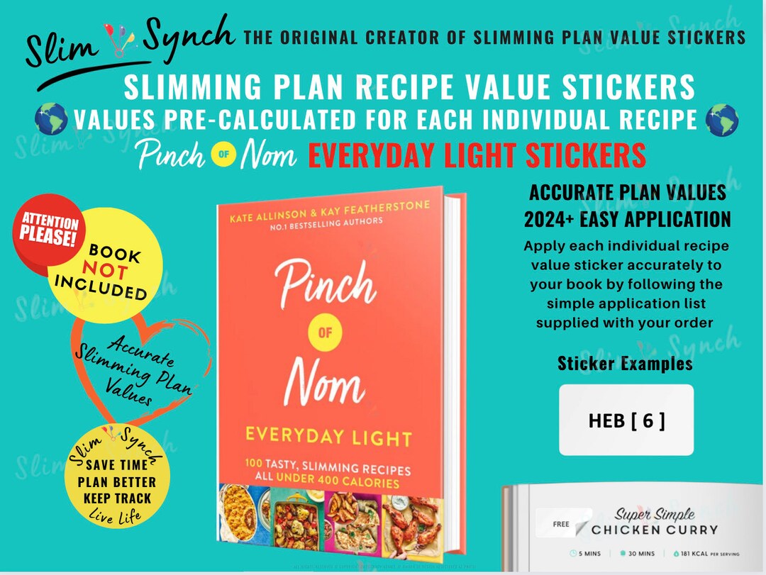 Pinch of Nom STICKERS for Everyday Light | Individual Pre-calculated ...