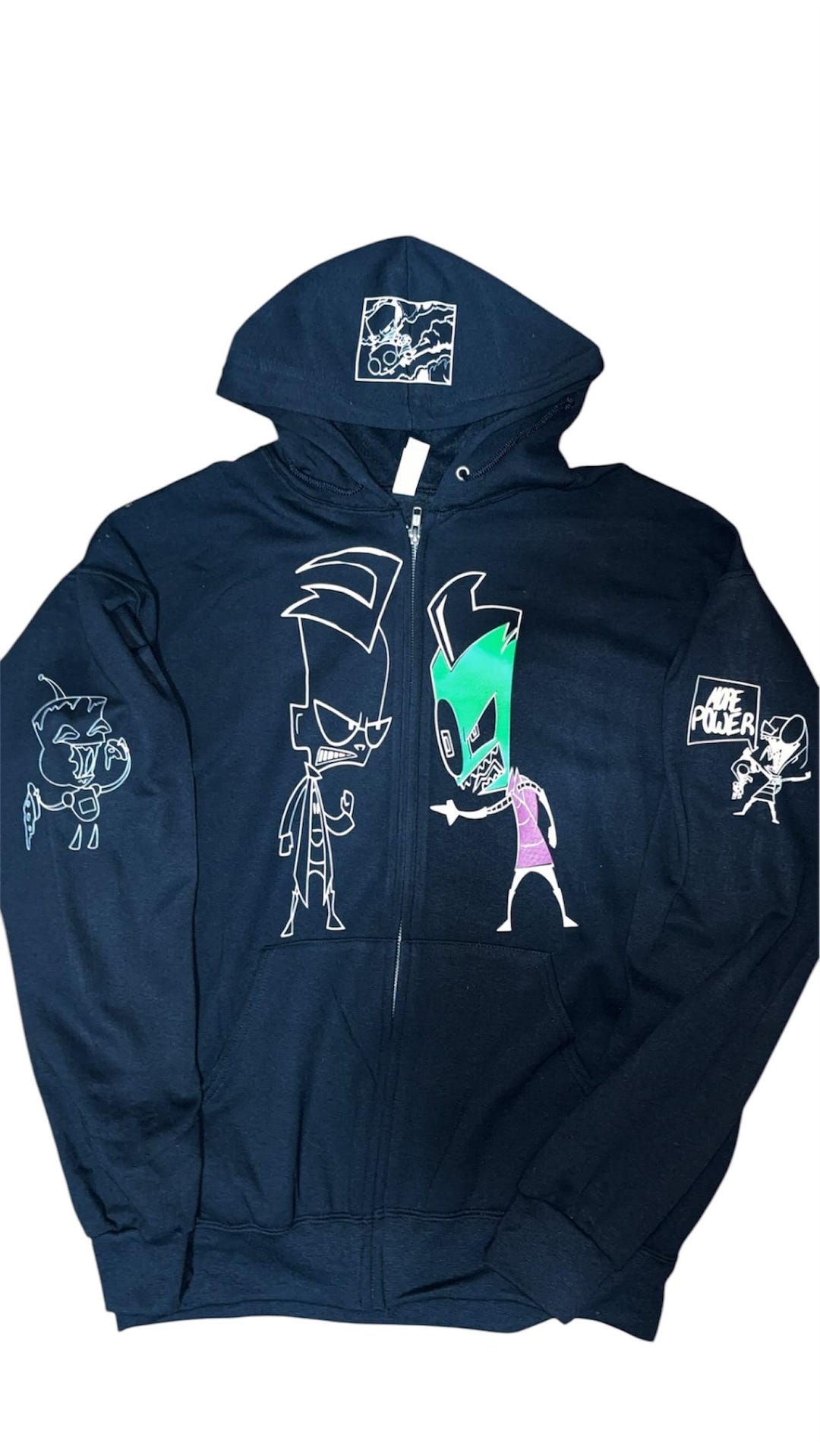 Invader Zim Zip up Jacket - Etsy