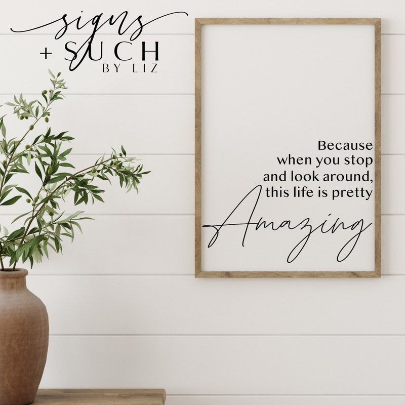 Life Quote Sign - Etsy