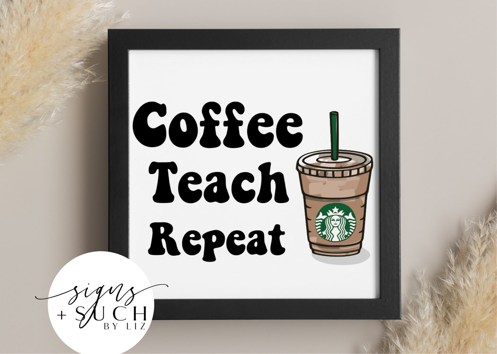 Coffee Teach Repeat SVG | Teacher Life SVG | Back to School PNG ...