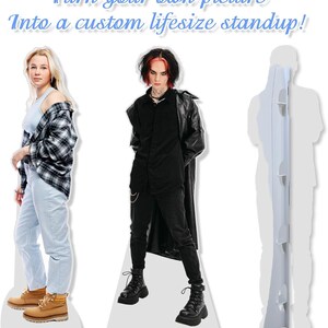 Custom Life Size Cardboard Cutout, Personalized, High Resolution Stand ...