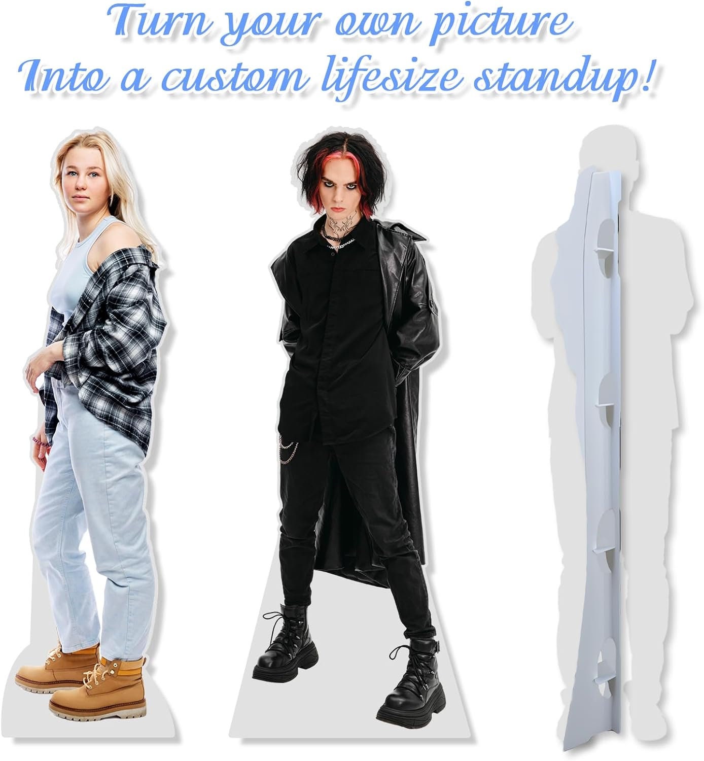 Custom Life Size Cardboard Cutout, Personalized, High Resolution Stand ...