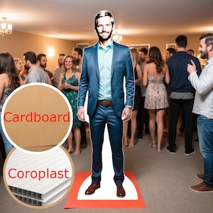 Custom Life Size Cutout, Personalized Standup, High Resolution Stand Up ...