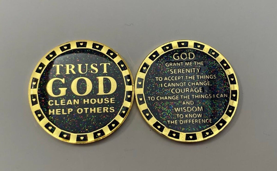 Recovery Chip Trust God, Clean House, Help Others Six Colors With ...