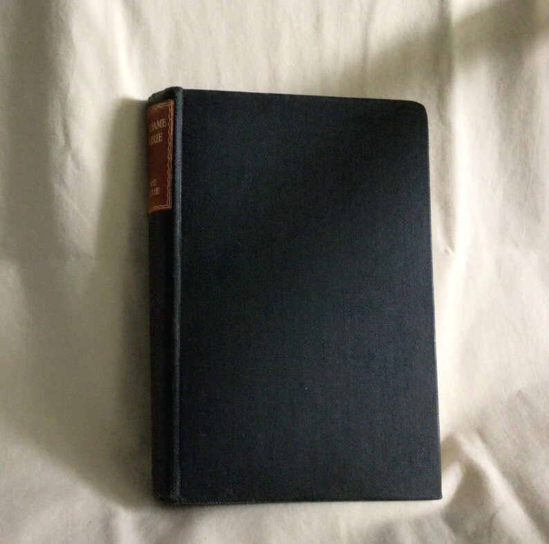 Old Book: Madame Curie, Biography by Her Daughter, 1942 Edition - Etsy
