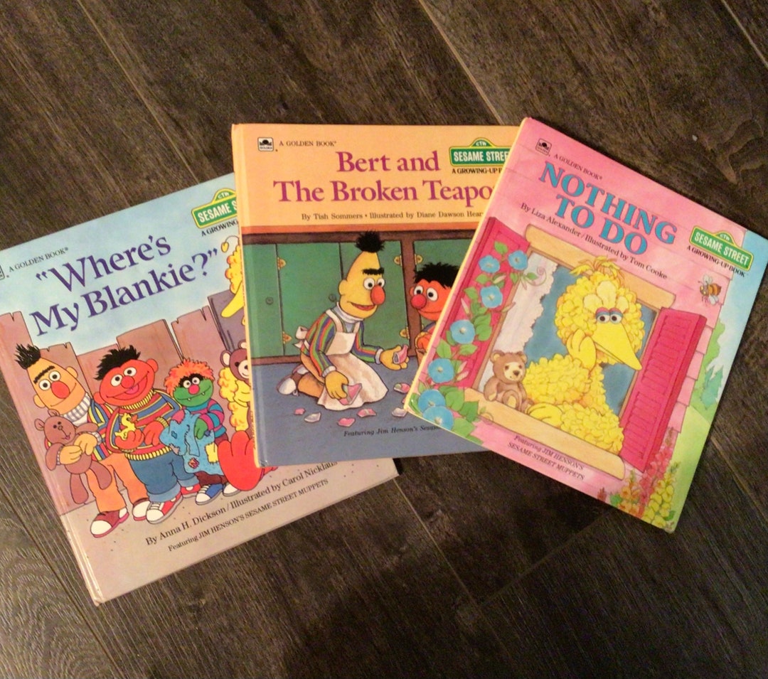 Three Sesame Street Golden Books - Etsy