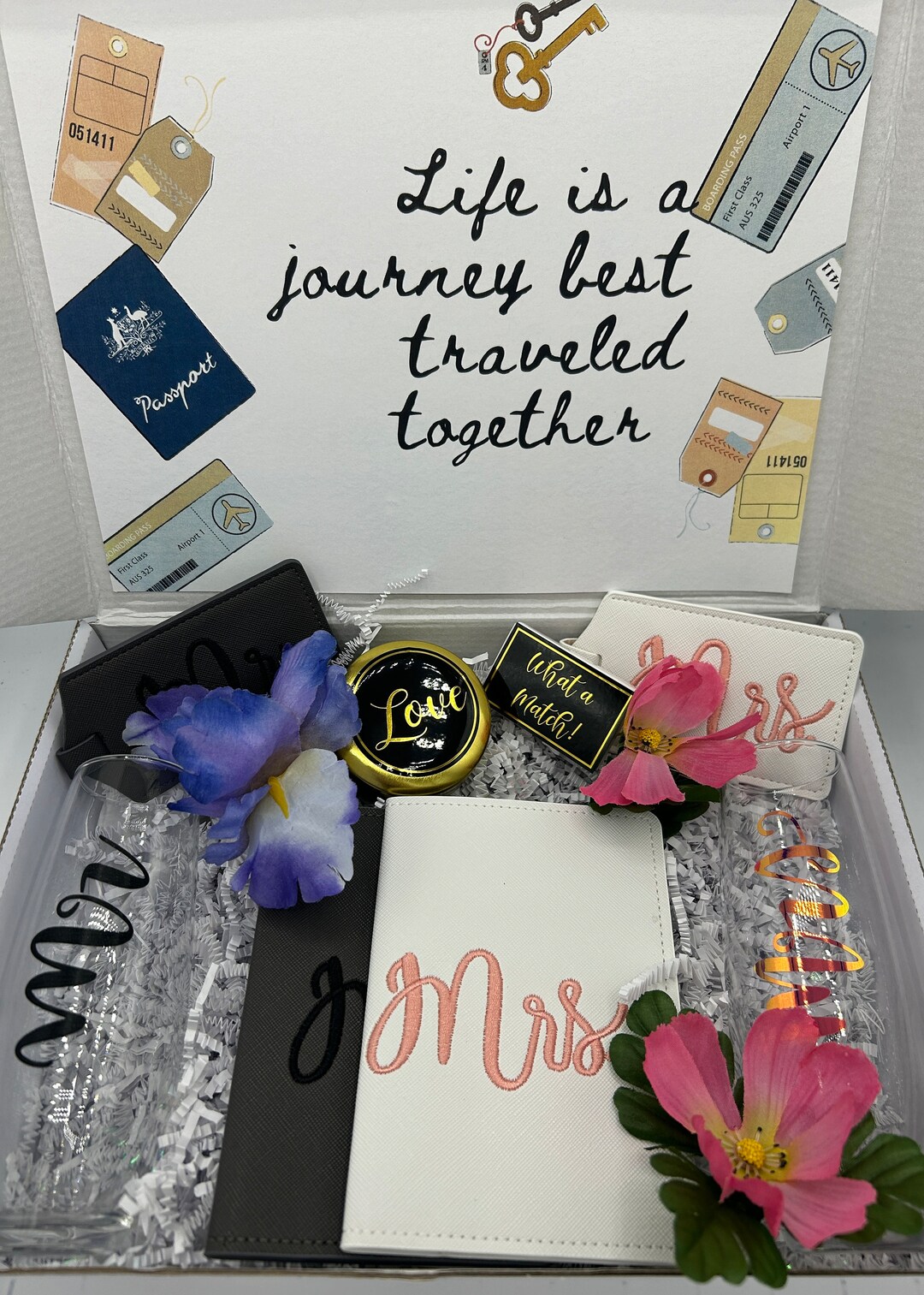 Personalized Gift for a Couple, Engagement Gift Box, Wedding Gift ...