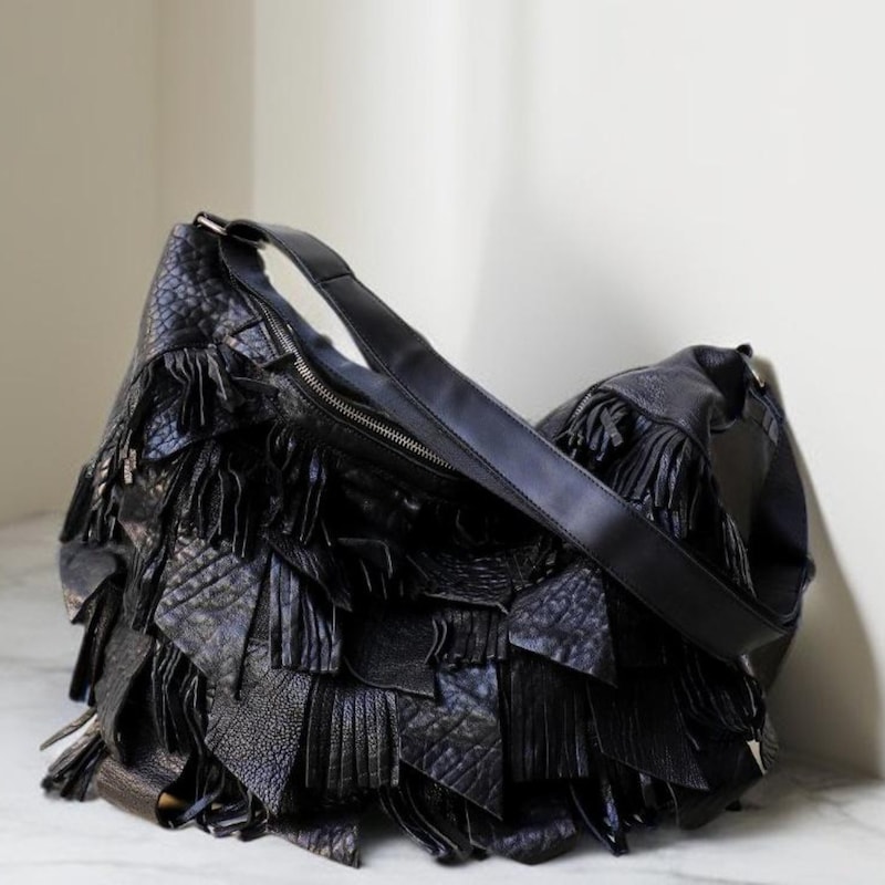 Patchwork Leather Bags - Etsy