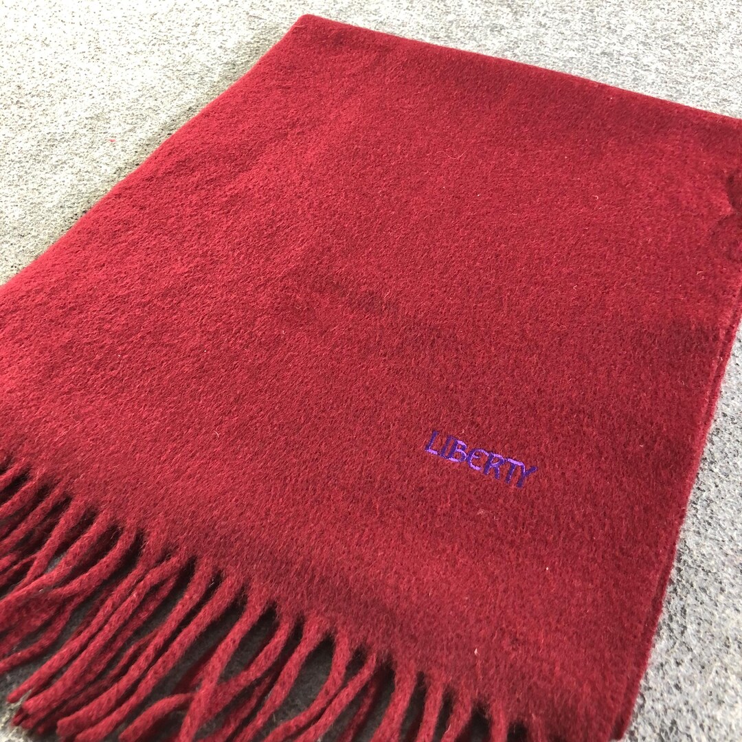 Vintage Liberty of London Cashmere Scarf, 100% Pure Cashmere Made in ...