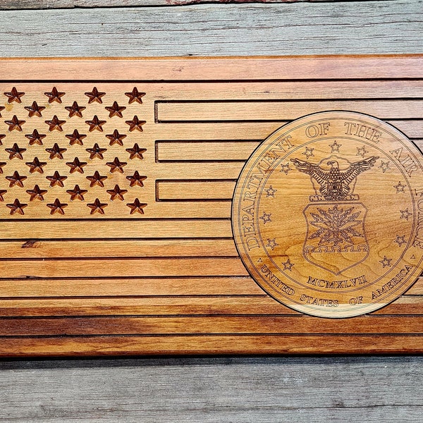 Laser Cut Files American Flag Air Force - Etsy