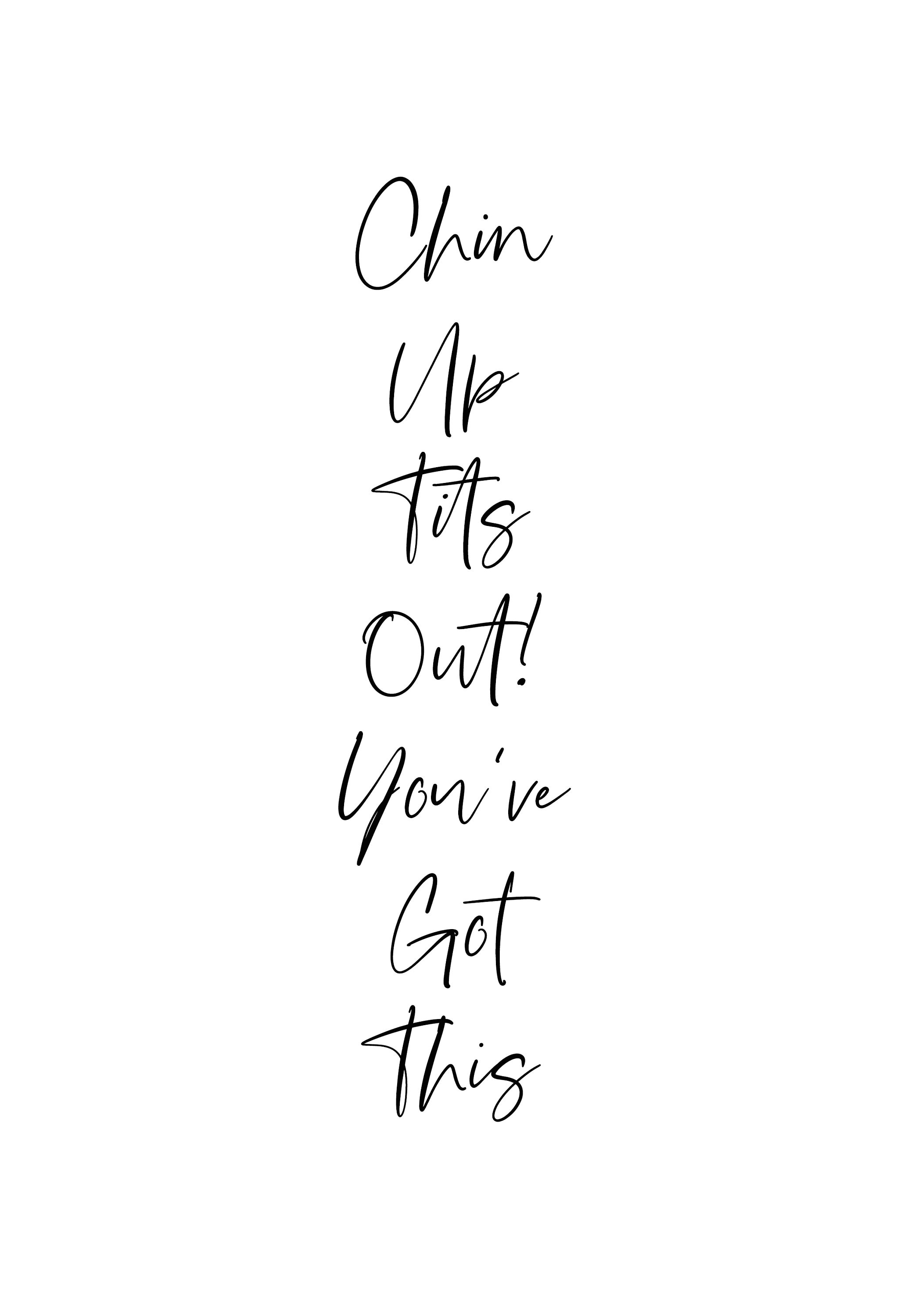 Chin Up Quotes