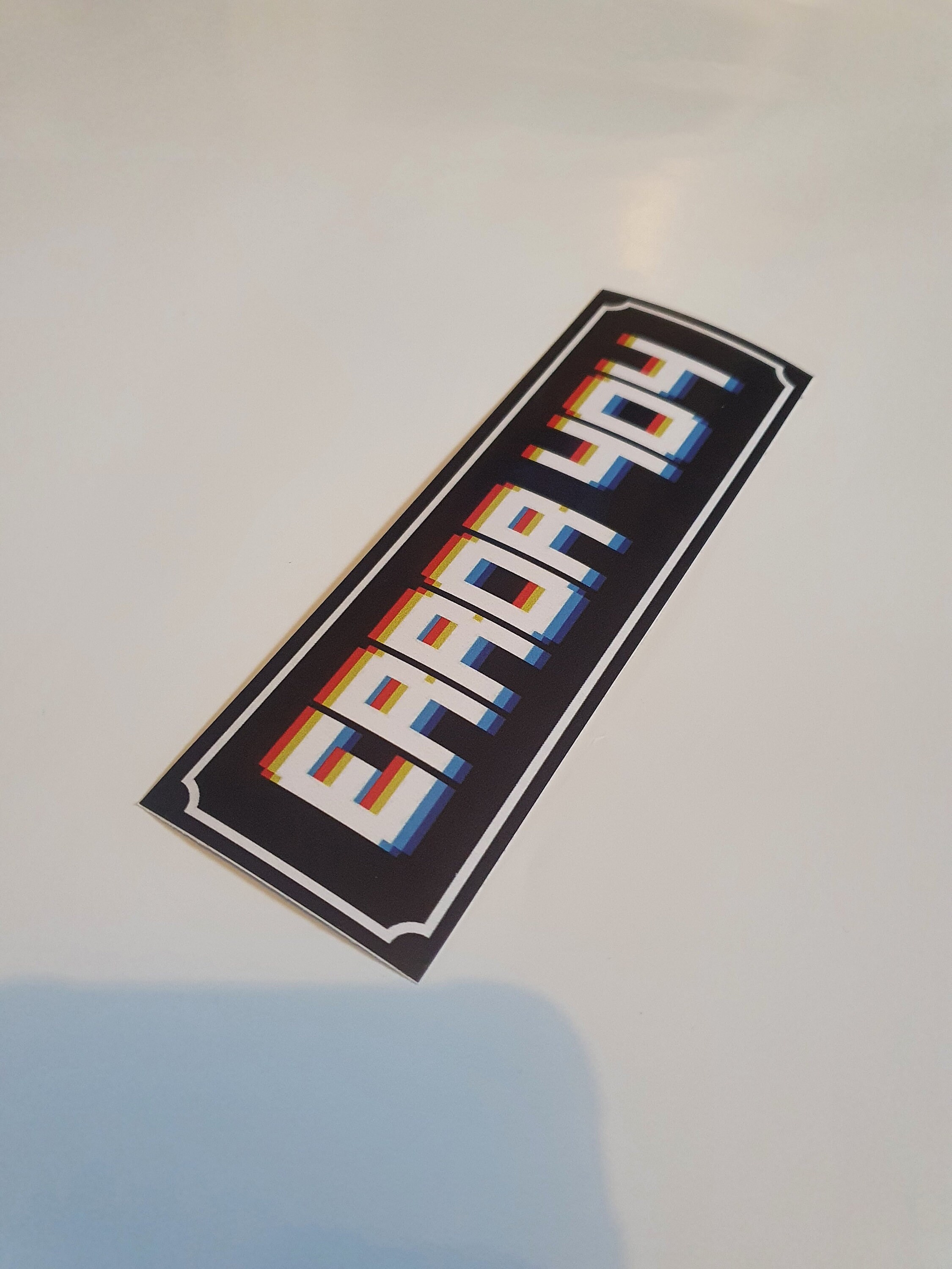 Error 404 Printed Slap Sticker | Etsy