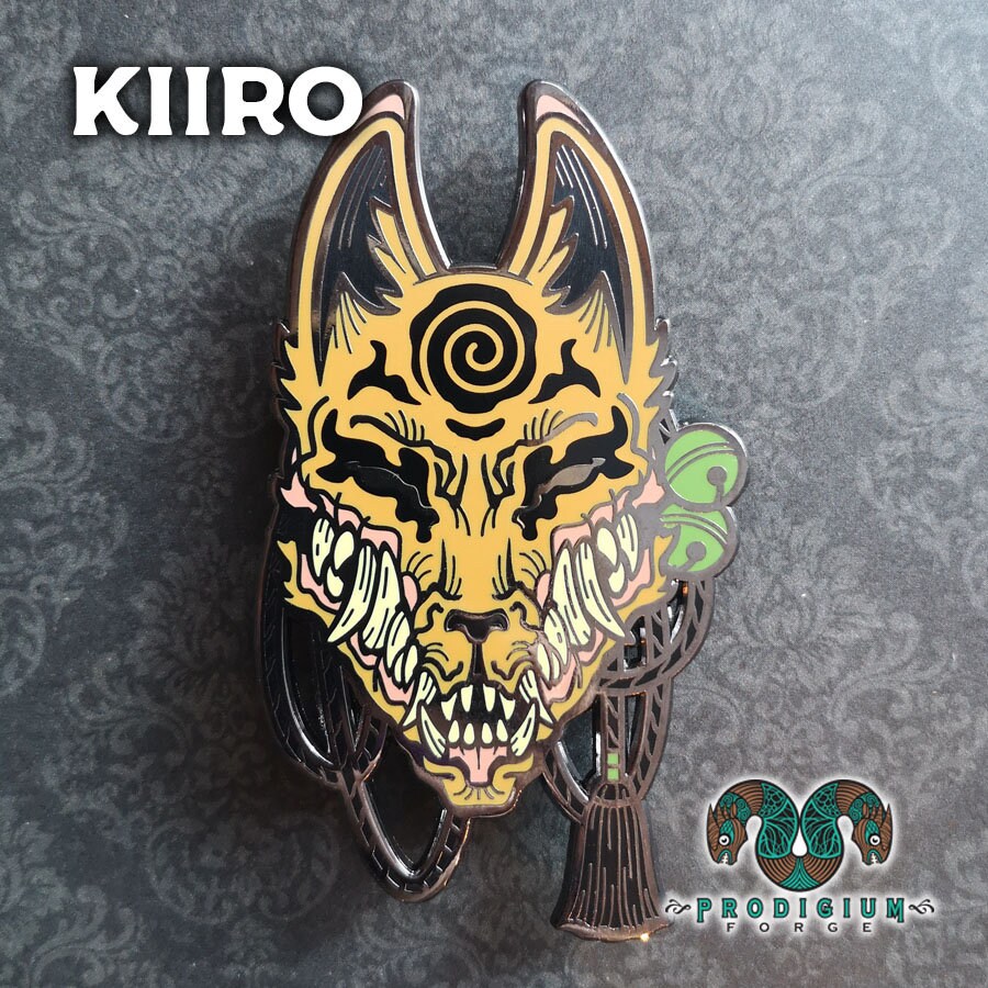 KITSUNE Series I LIMITED EDITION Enamel Pins - Etsy