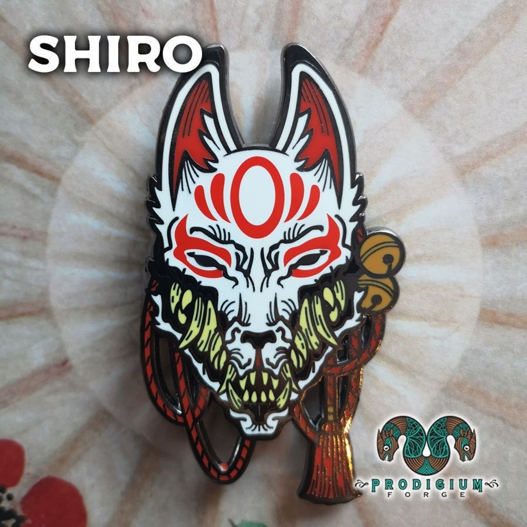 KITSUNE Series I - LIMITED EDITION Enamel Pins - Etsy