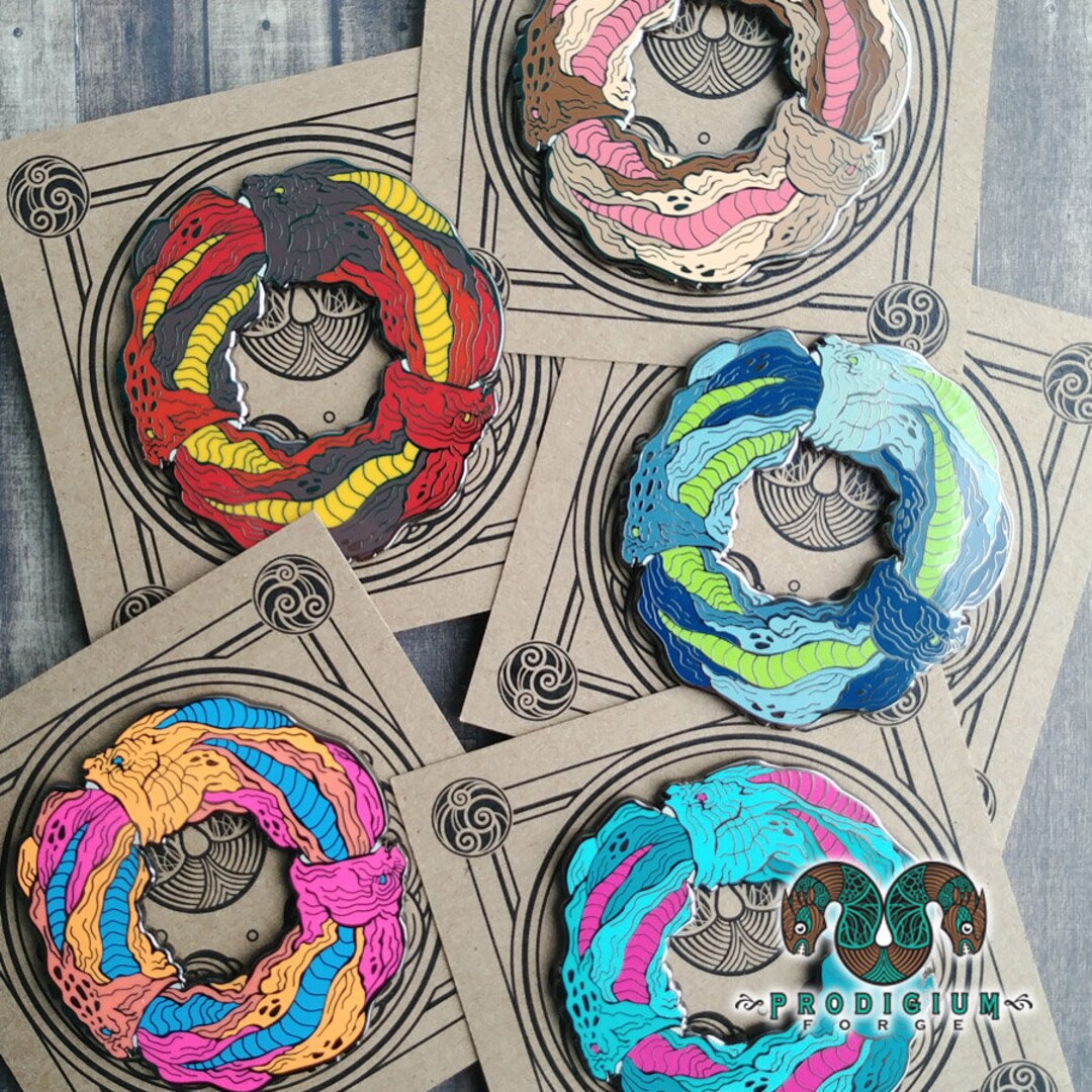 WORMS Series I (gluttony) - LIMITED EDITION Enamel Pins - Etsy