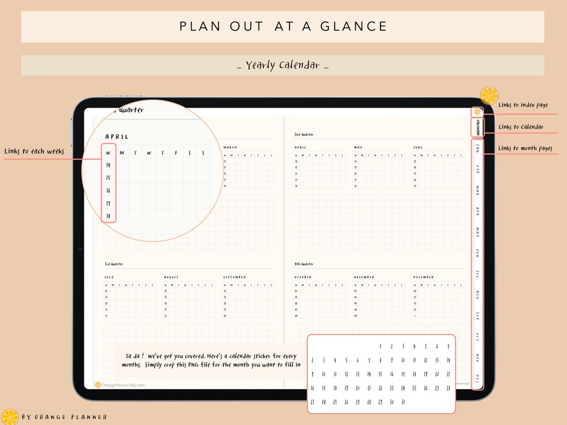 Undated Bujo Digital Planner Goodnotes Templates Journal - Etsy
