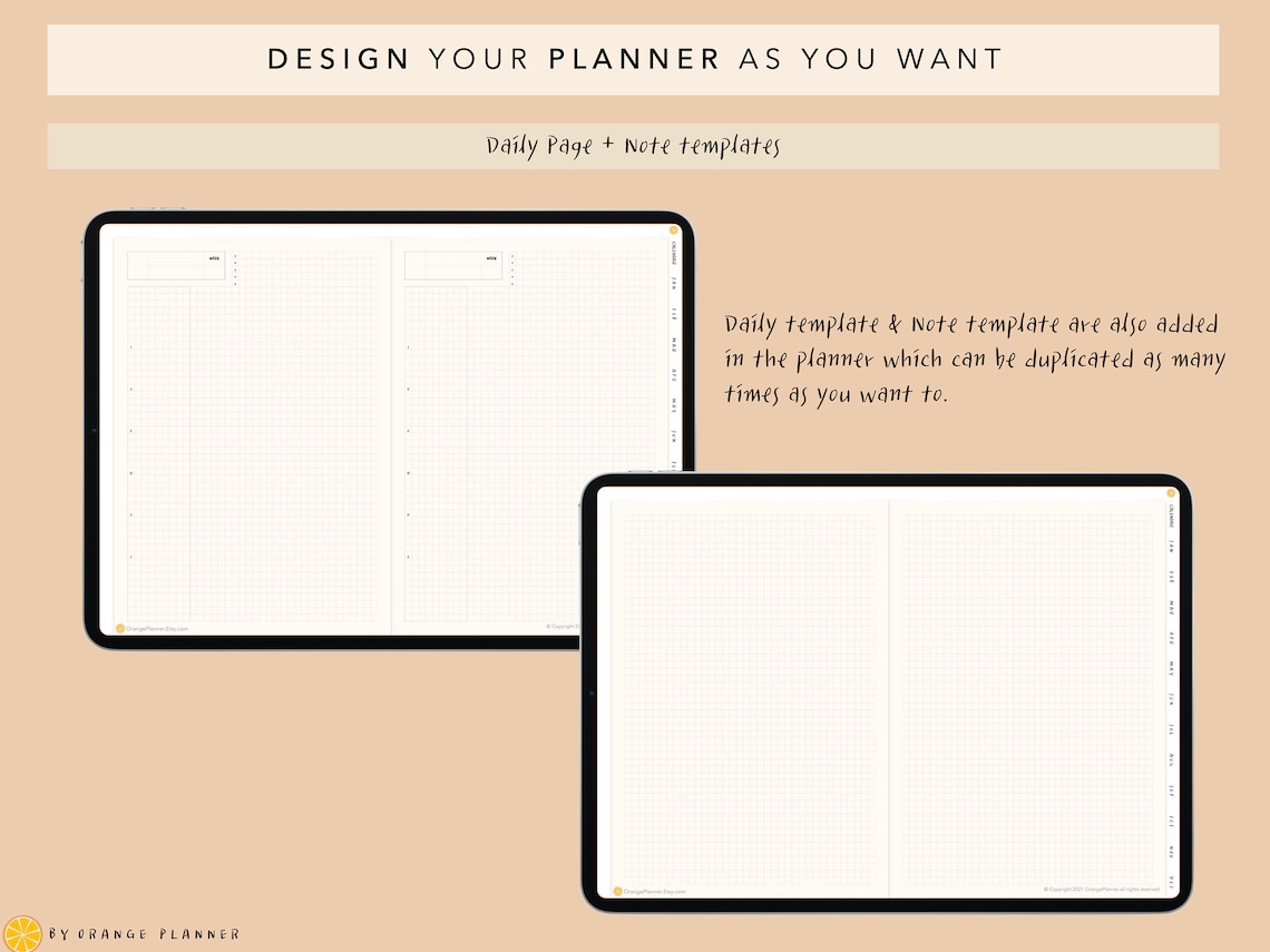 Undated Bujo Digital Planner Goodnotes Templates Journal - Etsy